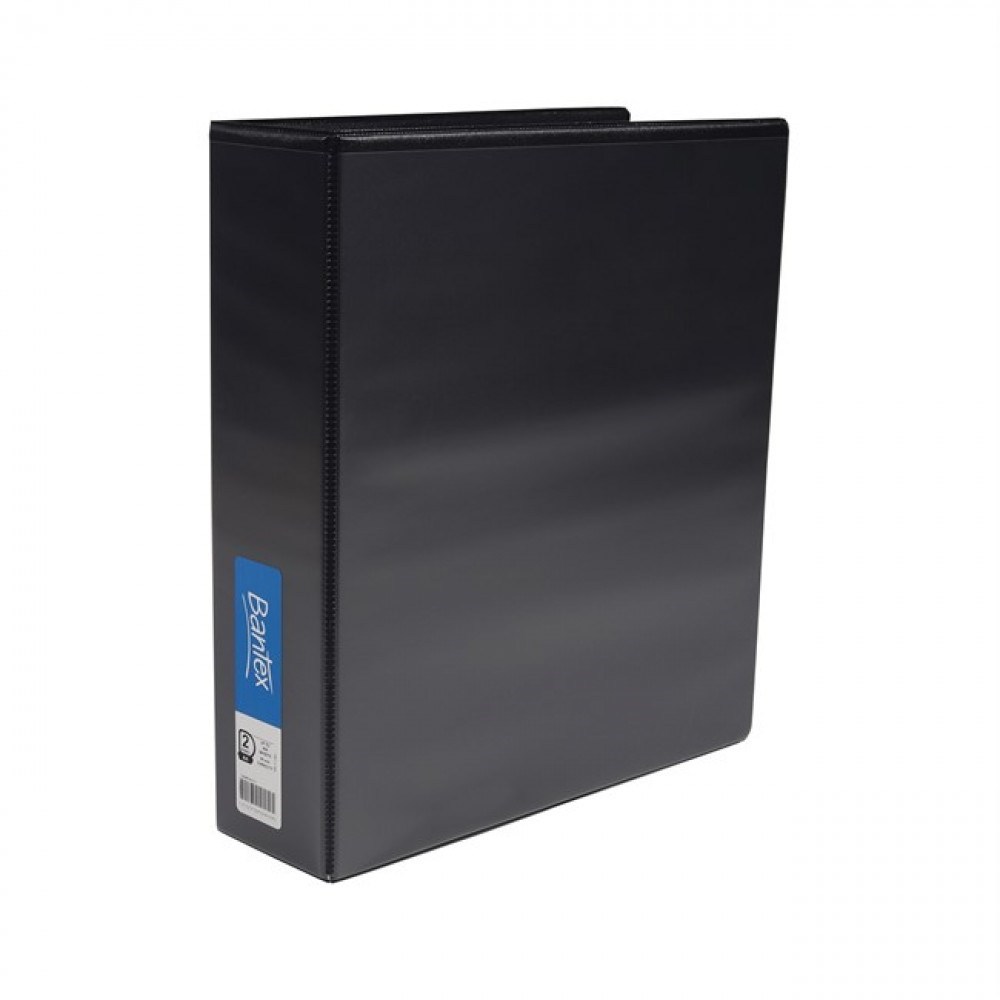 Binders & Folders - Bantex Insert Binder A4 2D 50mm Black - Far North ...